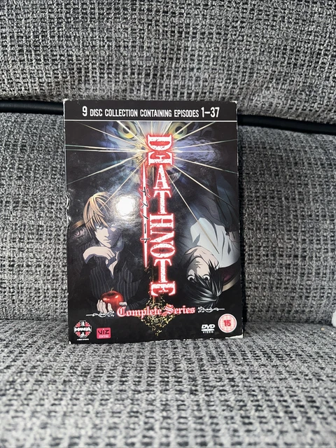 DEATH NOTE - The Complete Series (Box Set) (DVD 2009) 9 Disc 1-37 ...