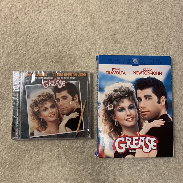GREASE FULL SCREEN Version Movie DVD Original Soundtrack CD John ...