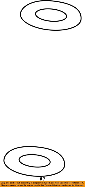 GM OEM 14-24 ATS Engine Turbocharger Components-Oil Feed Tube Washer ...