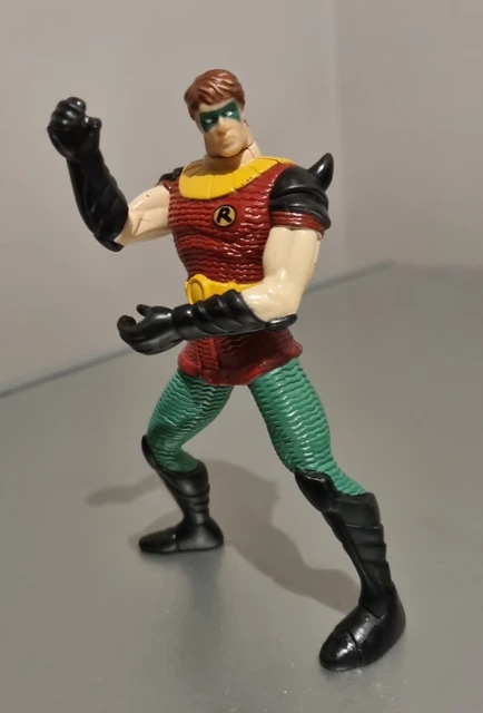 RARE DC LEGENDS of Batman Crusader Robin 5" Action Figure 1995 Kenner £ ...