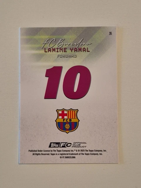 PANINI - 2025 - 2026 - Fc Barcelona - Lamine Yamal !!! EUR 7,99 ...