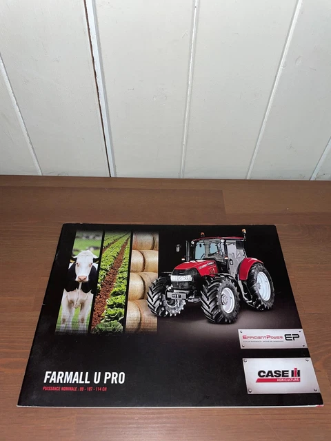BROCHURE PROSPEKT PROSPECTUS TRACTEUR CASE-IH FARMALL-mc cormick-massey ferguson EUR 5,99 ...