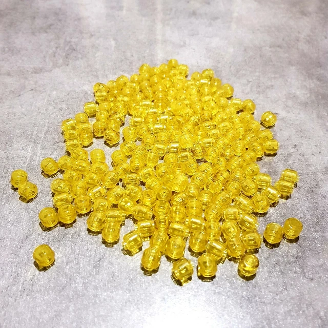 LEGO MINIFIGURE HEAD 28621 Trans Yellow x200 pièces ( LOTp 10642 ) EUR ...
