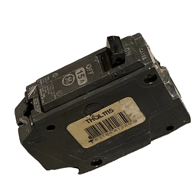 THQL1115 - NEW style - GE Plug-In CIRCUIT BREAKER 15 Amp 240V 1P 15A £6 ...