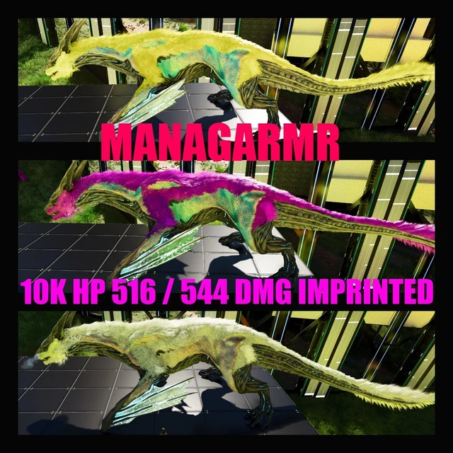 ARK SURVIVAL ASCENDED PvE Managarmr / Mana / Manas EXTINCION DINO £6.00 ...