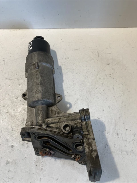 MERCEDES CLK W209 Ölfilter Gehäuse a2711800610 Original 200 Kompressor ...