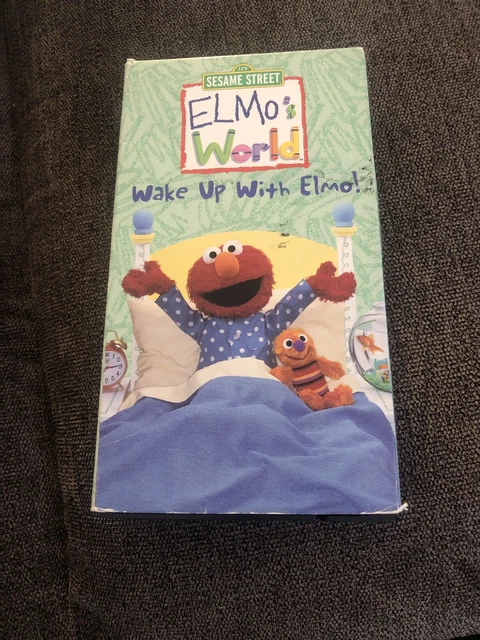 ELMO’S WORLD WAKE Up With Elmo VHS Tape Sesame Street Sleep Teeth Get ...