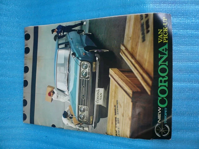 CATALOG TOYOPET CORONA VAN PICK1960s Z6 £40.46 - PicClick UK