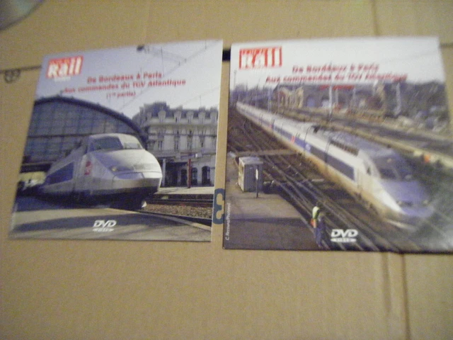 LOT DE 2 DVD ferroviaire rail passion TGV atlantique de paris à bordeaux EUR 5,00 - PicClick FR