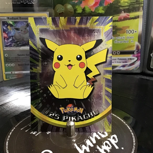 CARTE POKÉMON VINTAGE Pikachu Holo 1999 Tops 25 - Presque comme neuf ...