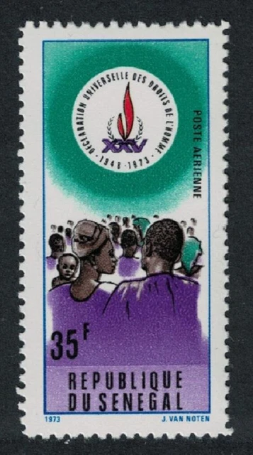 DICHIARAZIONE DEI DIRITTI Umani del Senegal 35f 1973 nuovo di zecca sg#538 EUR 1,40 - PicClick IT