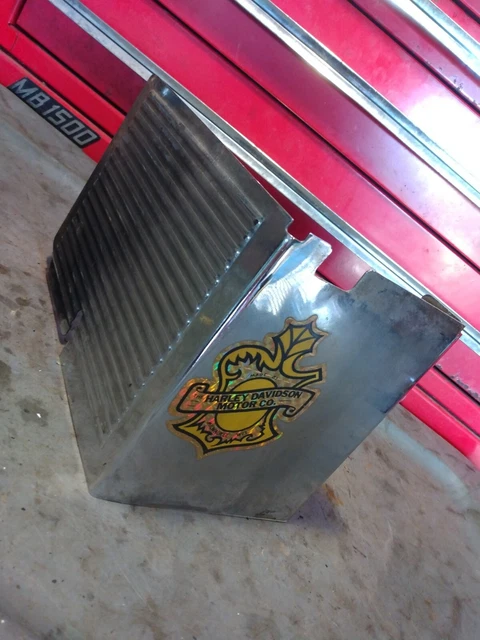 HARLEY DAVIDSON SPORTSTER 1967-1978 Chrome Battery Box Cover used ...