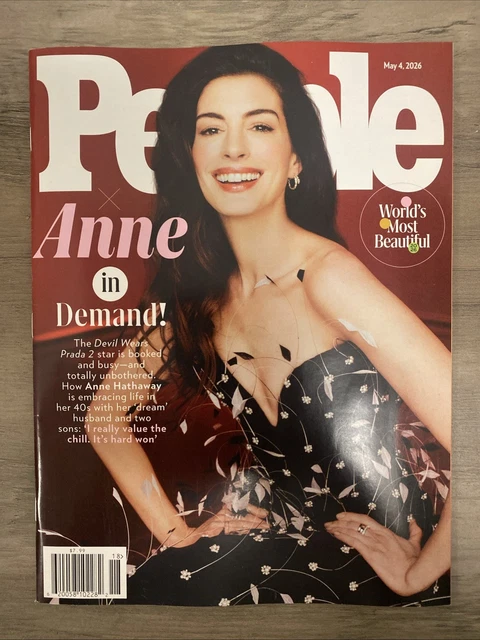PEOPLE MAGAZINE May 4th 2026 Anne Hathaway $14.99 - PicClick CA