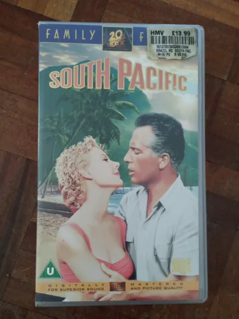 SOUTH PACIFIC CLASSIC Musical VHS Video Tape , Great Birthday Gift £5. ...