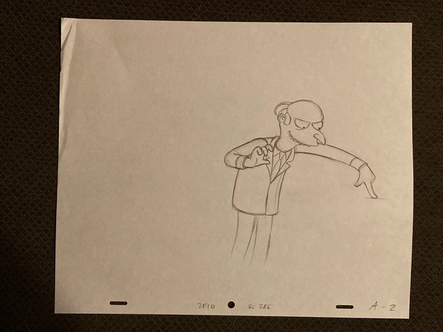 THE SIMPSONS MR Burns & Julia Louis-Dreyfus Gloria Original Production ...