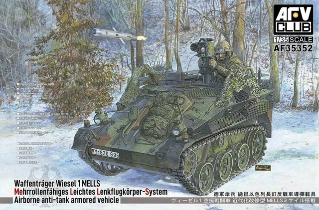 AFV CLUB AF35352 1:35 German Army Waffenträger Wiesel 1 MELLS Tracked ...
