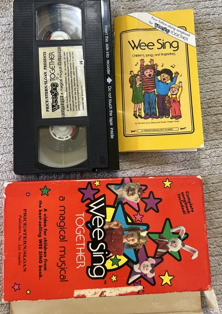 WEE SING TOGETHER: A Magical Musical VHS VCR 1985) With SONGBOOK For ...