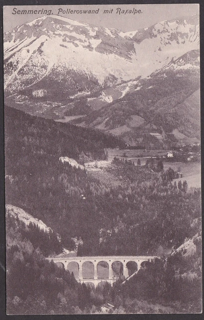 20844 BREITENSTEIN AM Semmering Semmeringbahn Viadukt mit Raxalpe 1908 EUR 4,00 - PicClick FR