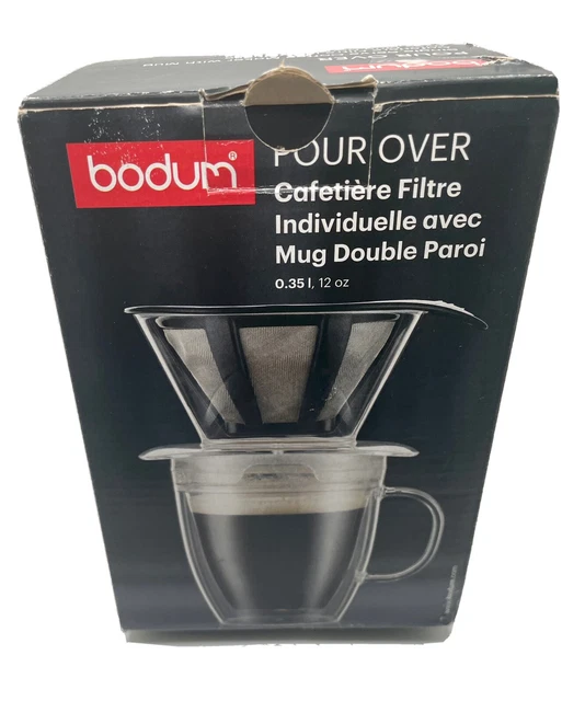 Bodum Pour Over Double Wall Coffee Maker, X X, 40% OFF