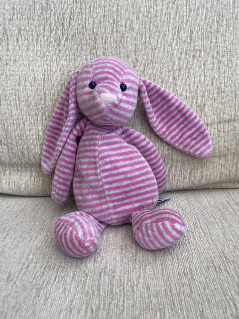 JELLYCAT RETIRED EDITION Bonnie Bashful Bunny Rabbit Soft Toy Striped ...