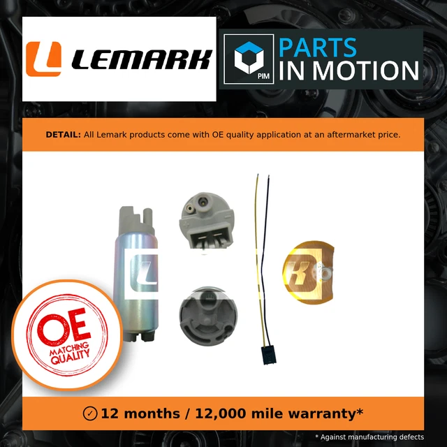 FUEL PUMP FITS JAGUAR XK8 X100 4.0 In tank 96 to 05 Lemark JLM20756 ...