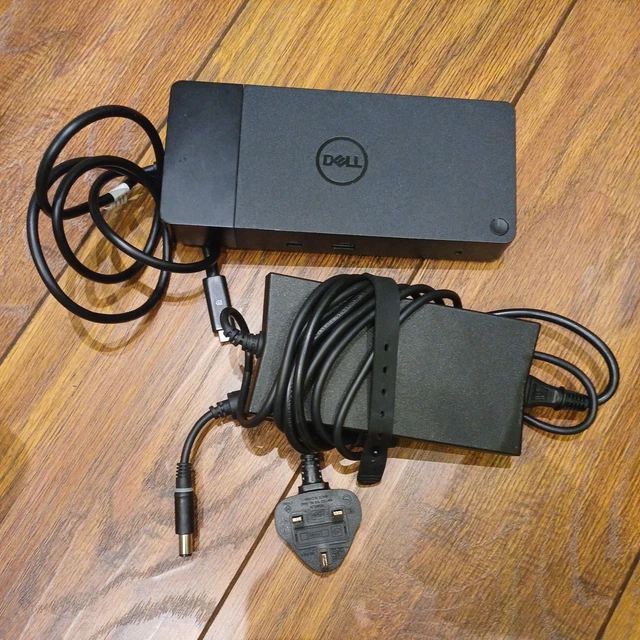 GENUINE DELL WD19 K20A USB-C Docking Station with Dell 130w UK AC ...