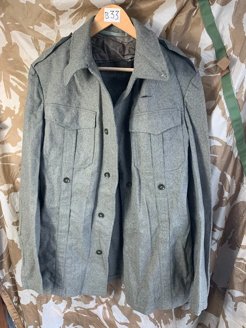 WEST GERMAN FIELD Jacket Green Wool Shirt Military Uniform Germany - 39 ...