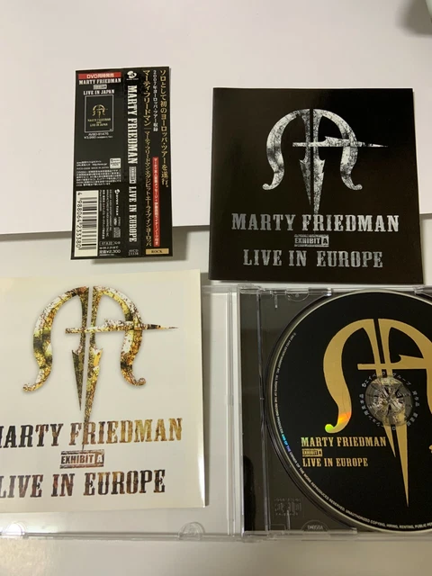MARTY FRIEDMAN EXHIBIT A Live In Europe Japan Jpn CD Megadeth Promo CD ...