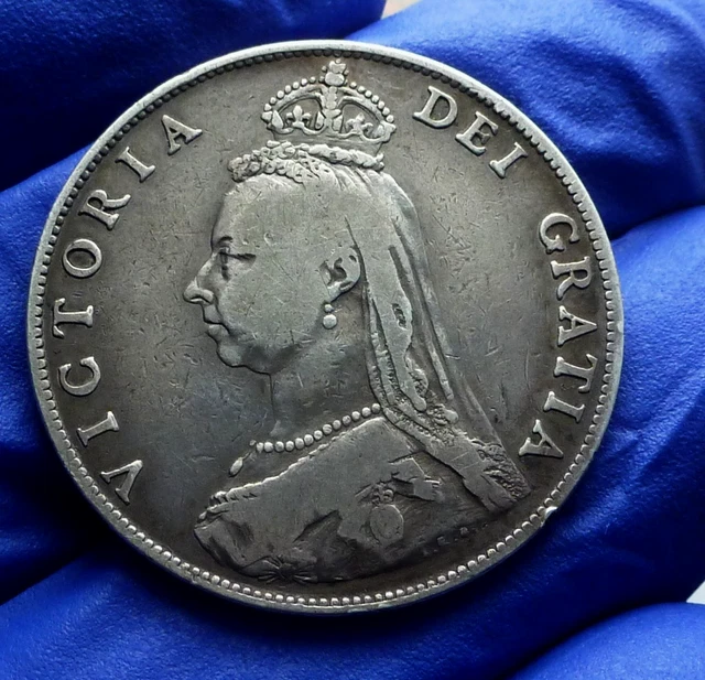 1887 VICTORIA FLORIN Sterling Silver Coin £12.40 - PicClick UK