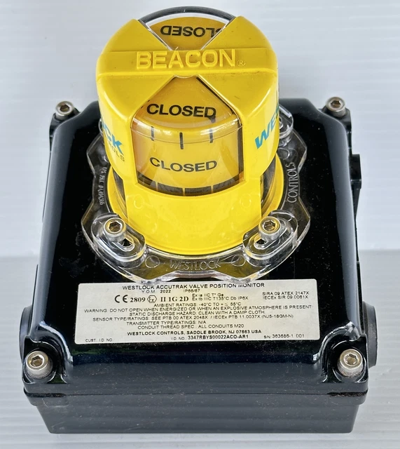 WESTLOCK ACCUTRAK BEACON ATEX Valve Position Indicator *NEW* £151.02 ...