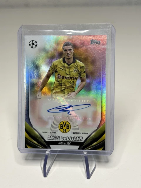 2023-24 TOPPS UEFA Club Competitions Marcel Sabitzer Autographe Auto #A ...