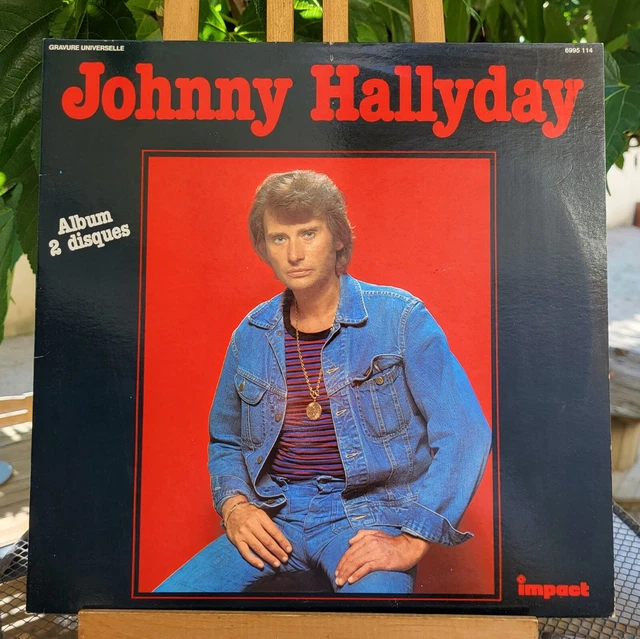 RARE DOUBLE LP 33T Johnny Hallyday Album 2 Disques / Fra 1979 Médias ...