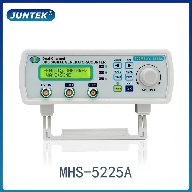 MHS5200A 25MHZ DDS Signal Generator Digital Control Dual-Channel ...
