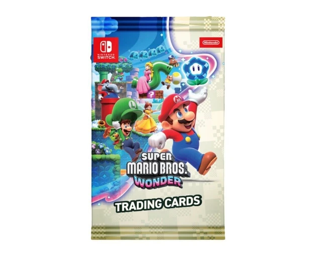 NINTENDO SWITCH SUPER Mario Bros Wonder SOLO CARTE COLLEZIONABILI ...