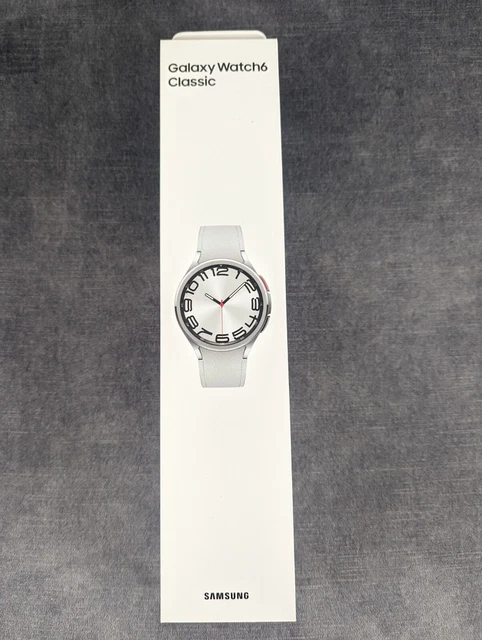 SAMSUNG GALAXY WATCH 6 Classic SM-R960 47mm Silver New Sealed £249.50 ...