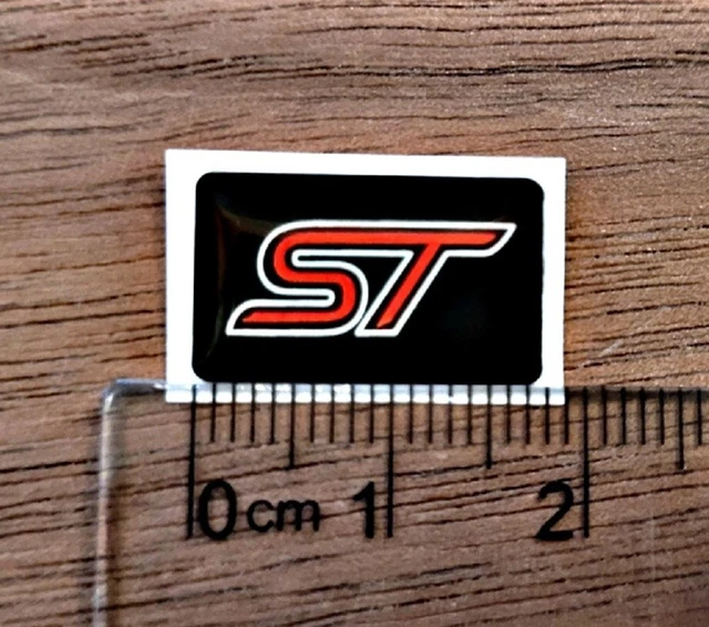 4 X ST 3D Gel Dome Stickers, Fiesta ST150/ST500/ ST180/Focus ST/Puma ST ...