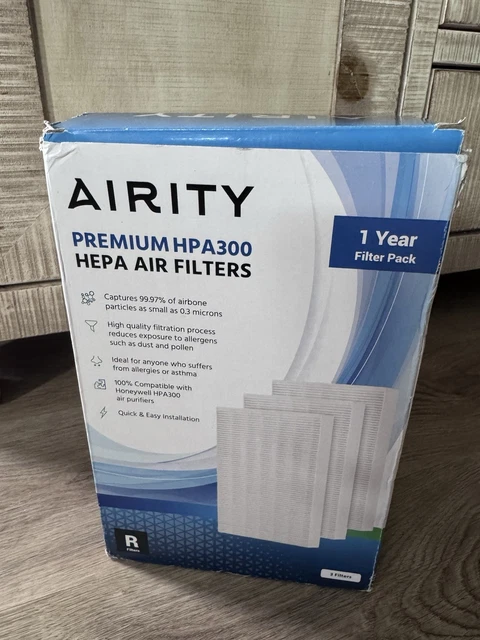 AIRITY PREMIUM HPA3000 HEPA 1-Year Air Filter Pack ( 3 Filters, 4 Pre ...