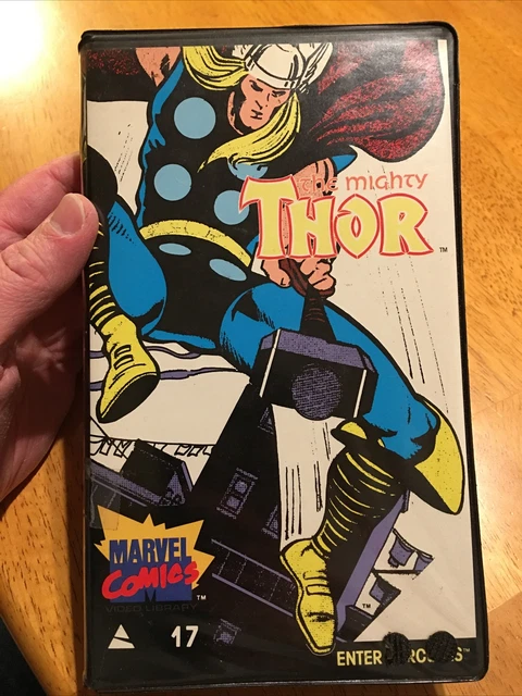 THE MIGHTY THOR VHS Enter Hercules Marvel Comics Video Library #17 w ...