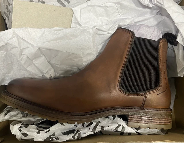 HUSH PUPPIES MEN'S Brown Russel Chelsea Boots Size 8 £48.49 - PicClick UK