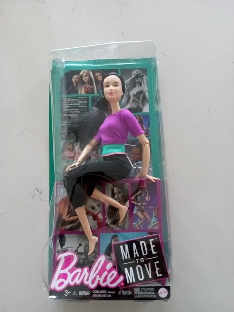 BARBIE MADE TO Move M2M Asian Doll DHL84 Black Hair Posable Articulated NEW NIB $40.47 - PicClick AU