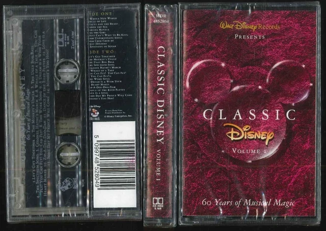 CLASSIC DISNEY VOLUME I 1 60 Years Of Musical Magic Music Cassette Mc ...