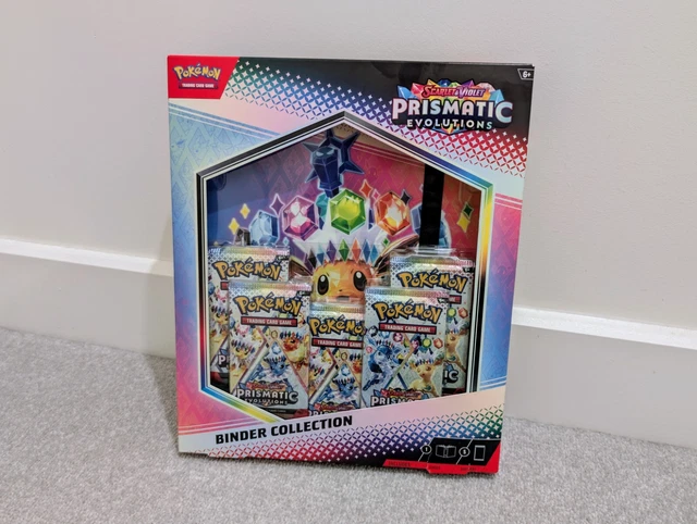 PRISMATIC EVOLUTIONS BINDER Collection Box - In Hand £54.99 - PicClick UK