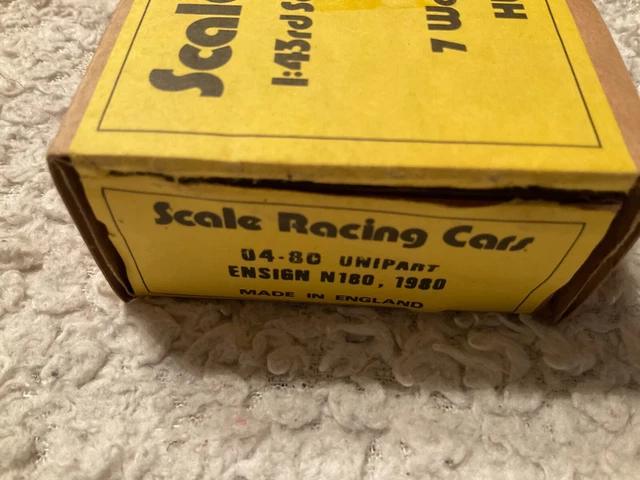 MODEL KIT ENSIGN N180 Unipart F1 1980 By Scale Racing Cars 1/43 White ...