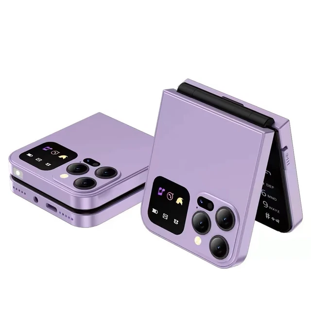 NEW UNLOCKED FOLDABLE Mini Flip Mobile Phone GSM Cell phone Dual SIM 2. ...