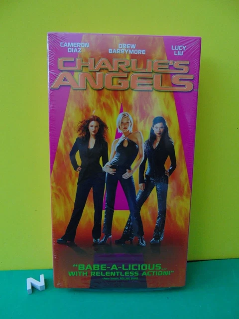 CHARLIE'S ANGELS VHS Cameron Diaz D Barrymore Lucy Liu New & Sealed £3.81 - PicClick UK