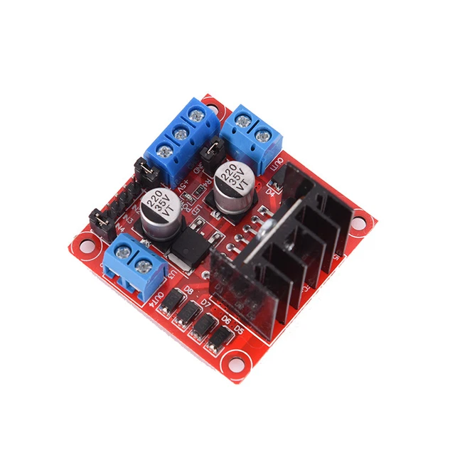 DUAL H BRIDGE dc stepper motor drive controller board module l298n ...