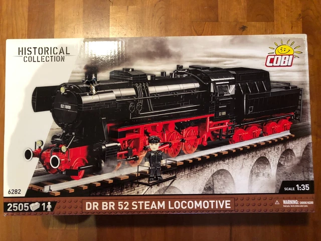COBI HISTORICAL COLLECTION 6282 locomotiva a vapore DR BR 52 NUOVA ...
