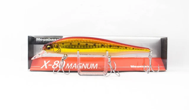 MEGABASS X-80 MAGNUM Sinking Lure GLX Akakin Iwashi (7123) EUR 26,06 - PicClick FR