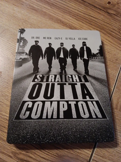 STRAIGHT OUTTA COMPTON Limited Edition Steelbook Blu Ray + DVD DRE EAZY ...