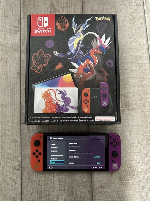 NINTENDO SWITCH - OLED Model - Pokemon Scarlet and Violet Edition ...
